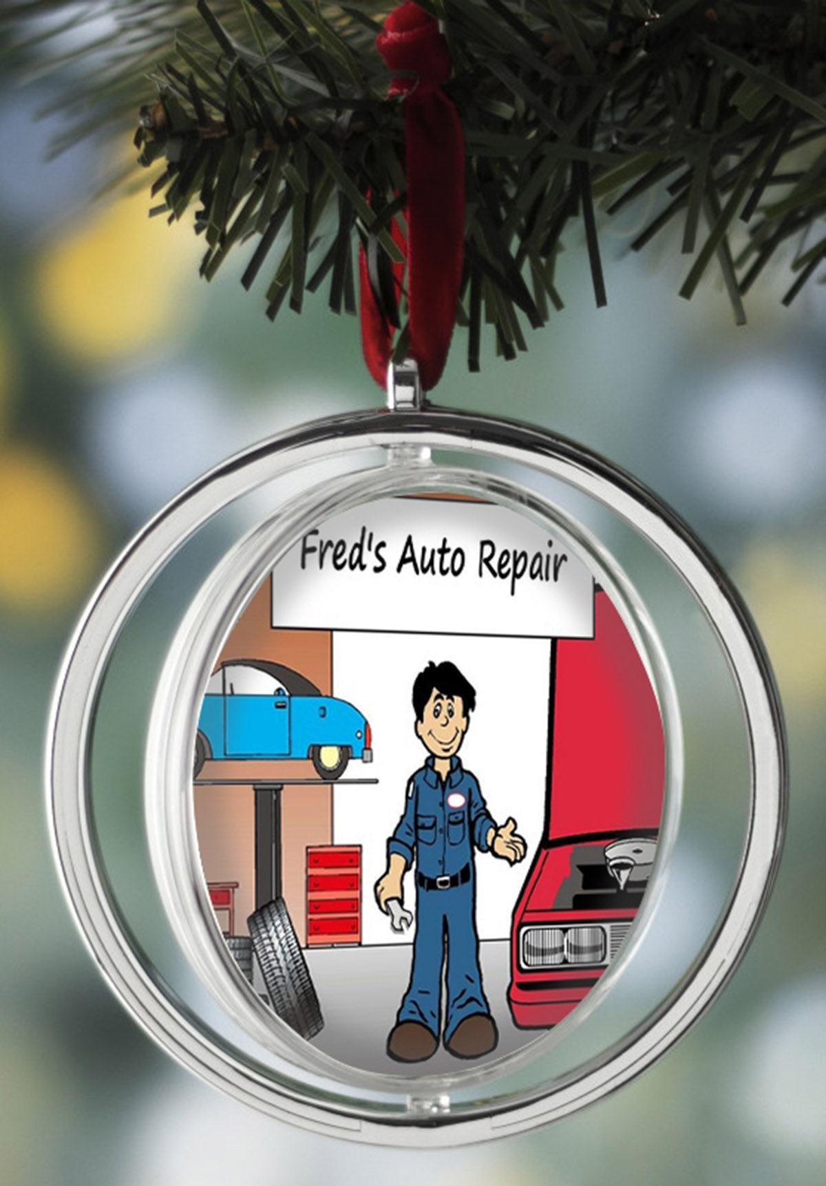 Printed Perfection Personalized Auto Mechanic - Male Double Sided ...