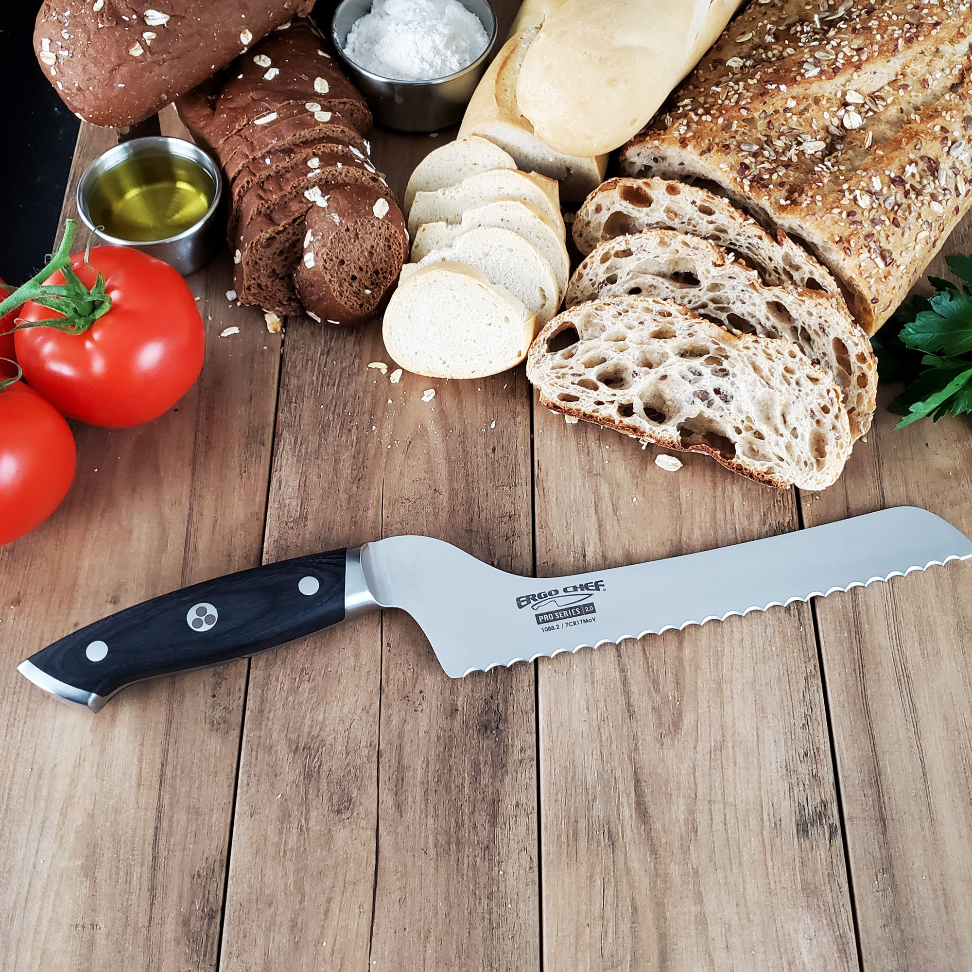 Ergo Chef 8'' Serrated Bread Knife | Wayfair