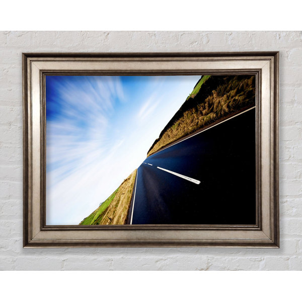 Bright Star Vertical Road Horizon - Single Picture Frame Art Prints ...