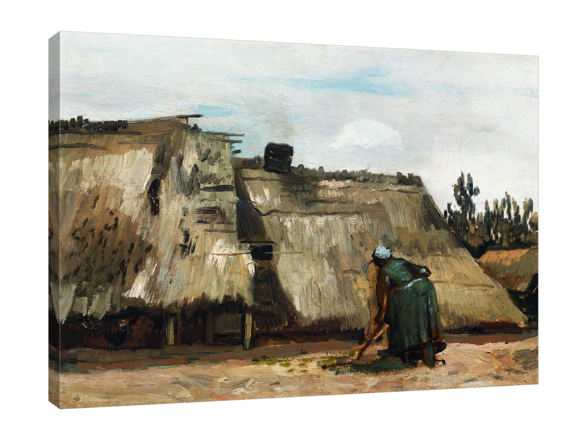 Jaxson Rea "A Peasant Woman Digging In Front Of Her Cottage" Gallery ...