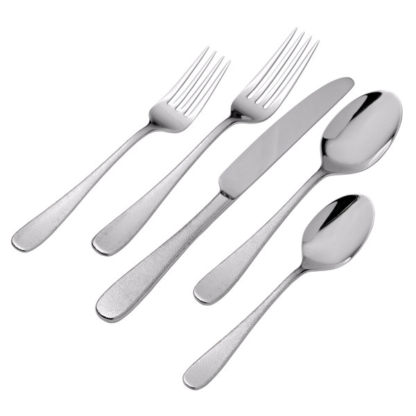 Mikasa Declan 20-Piece 18/10 Stainless Steel Flatware Set, Service For ...