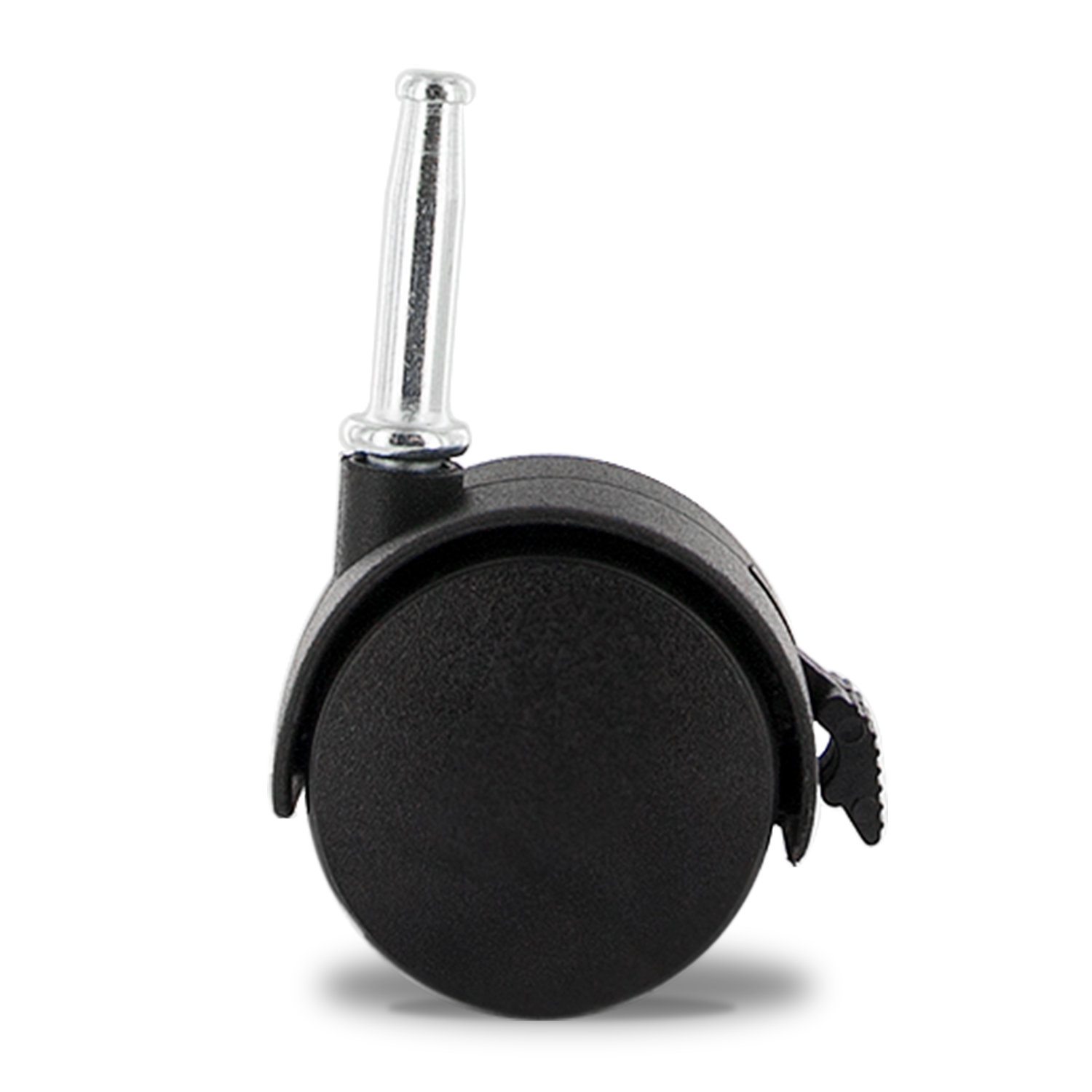Outwater 2in. Black Nylon Swivel Hooded Samson Twin Wheel Caster with ...