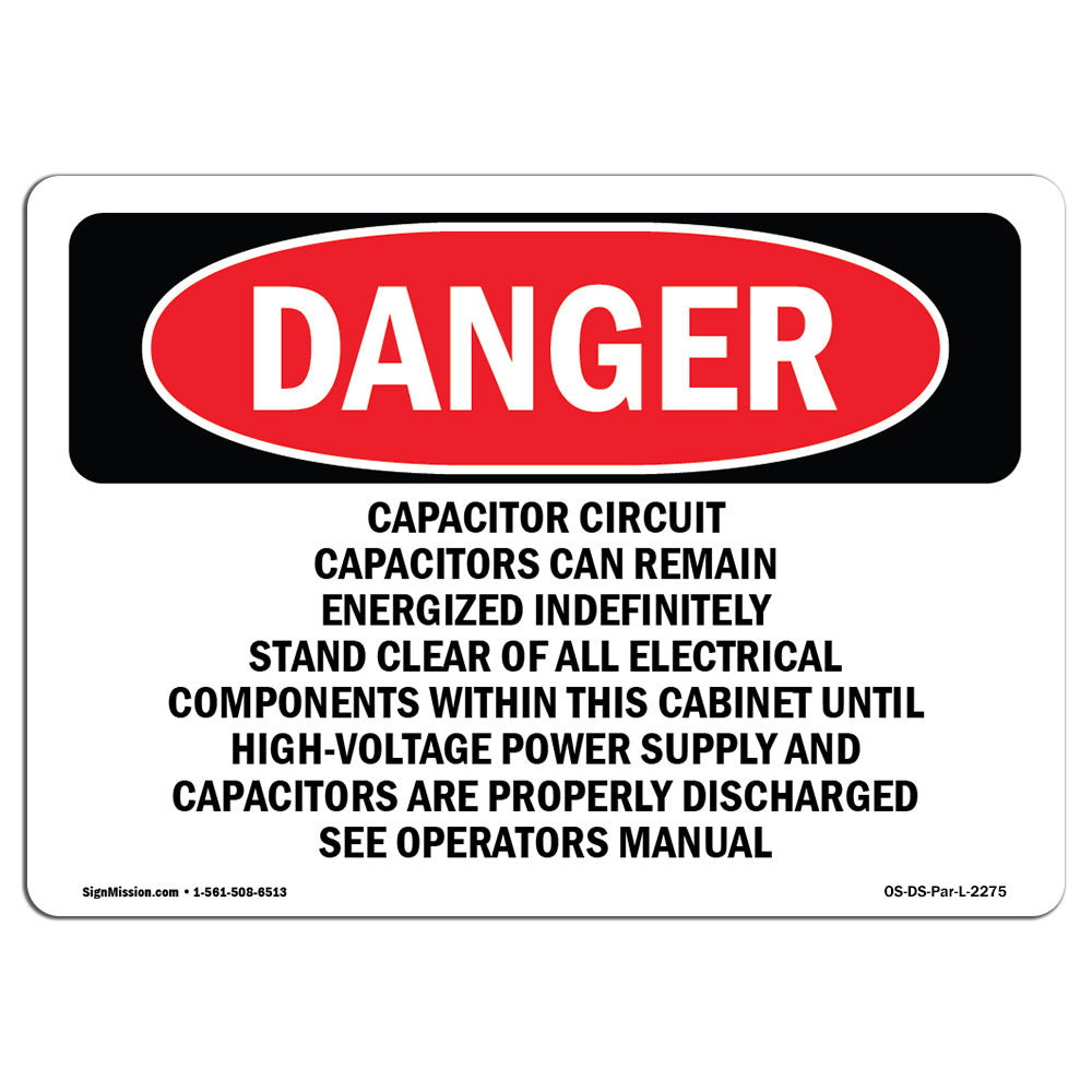 SignMission Capacitor Circuit Capacitors Can Remain Sign | Wayfair