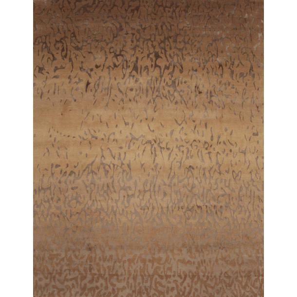 Samad Rugs Modern Tibet 2 Geometric Hand Knotted Sage Area Rug | Perigold