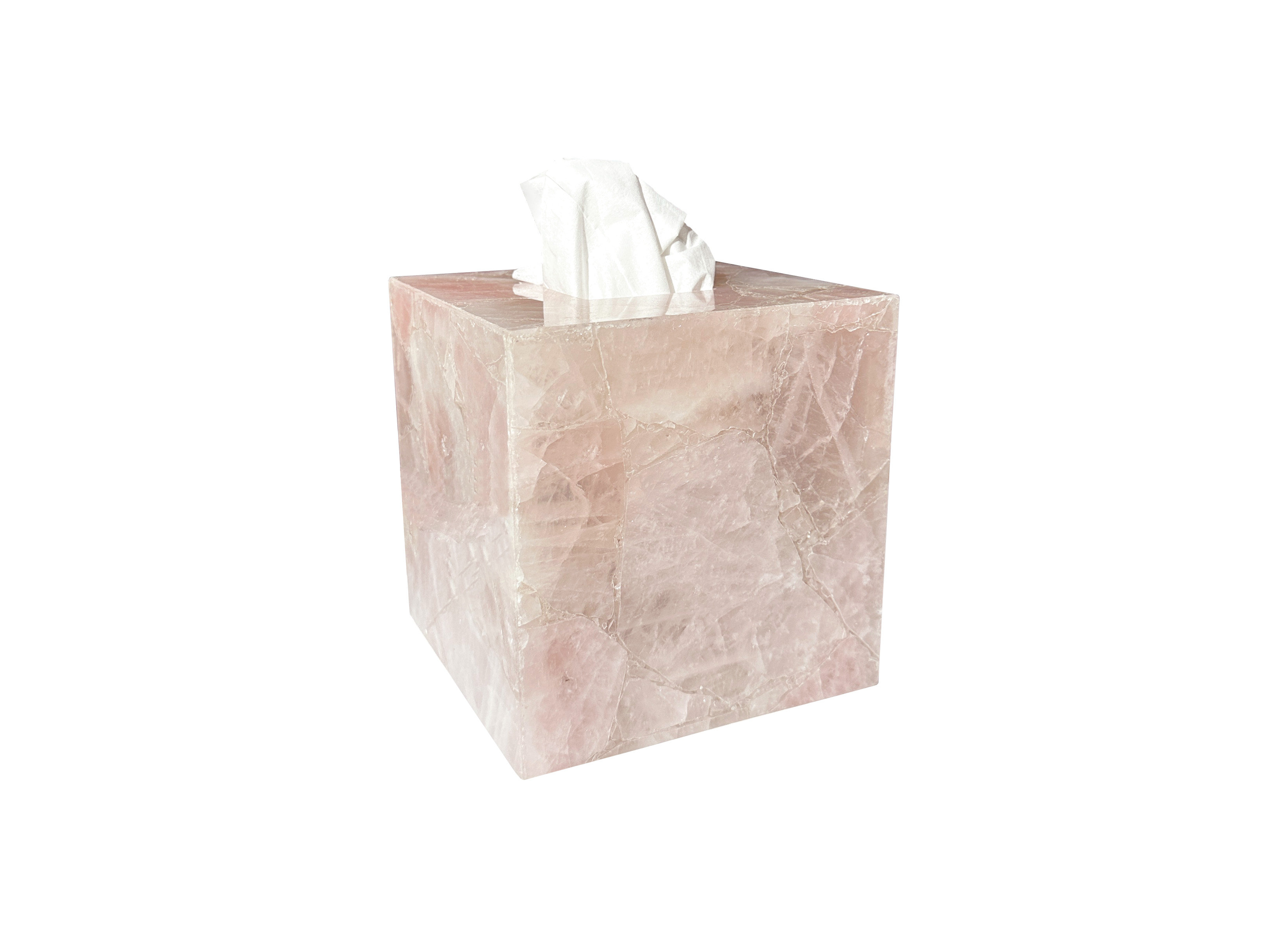 ETEREO New York Rose Quartz Tissue Box Cover - Wayfair Canada