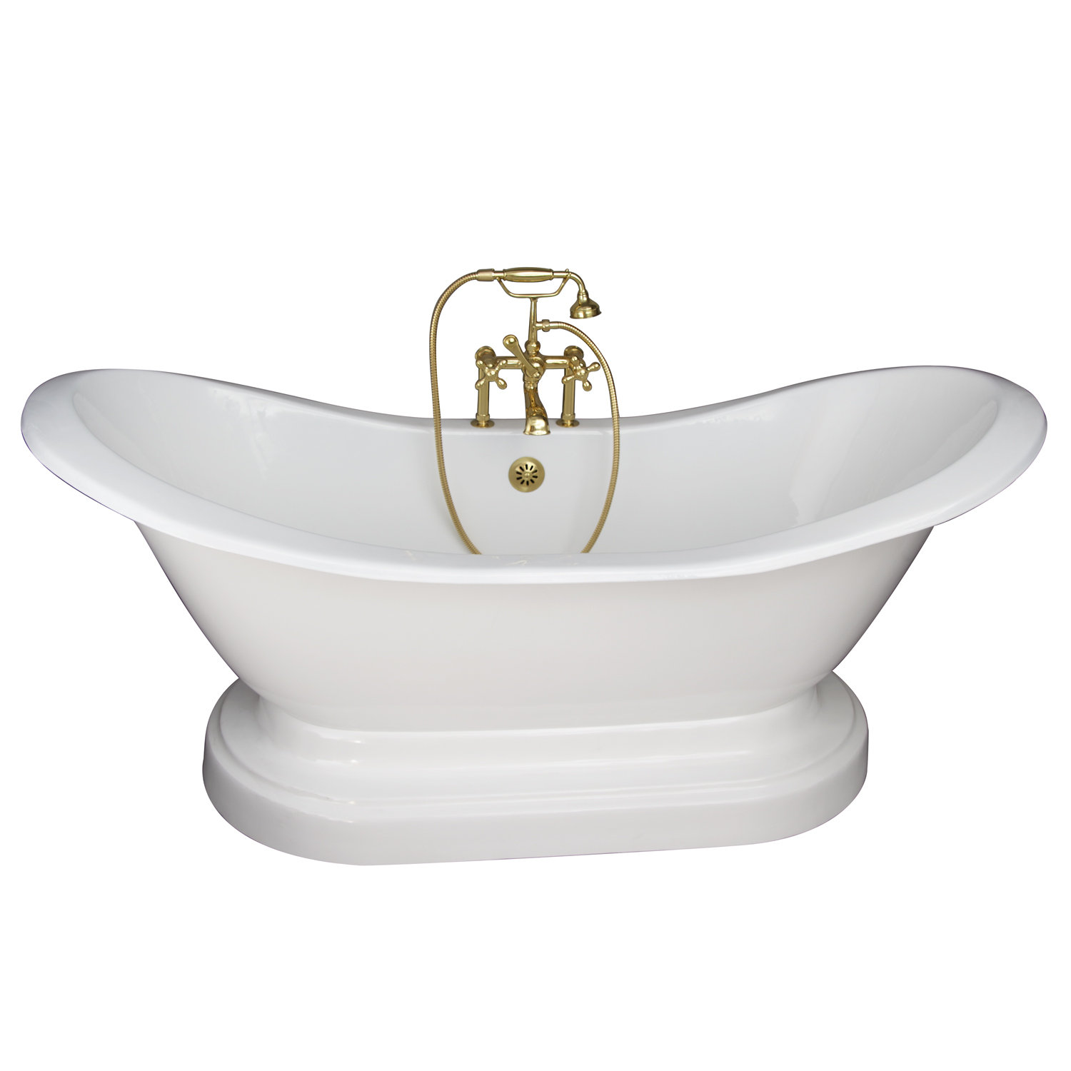 Barclay 72'' x 31'' Freestanding Soaking Cast Iron Bathtub | Wayfair