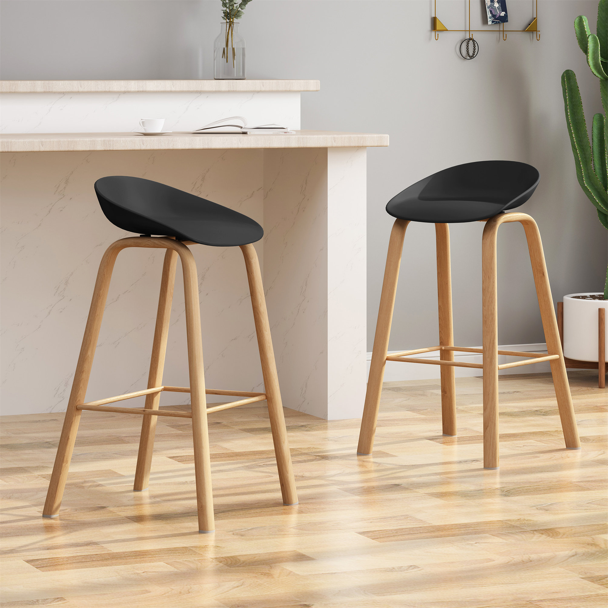 Red Barrel Studio® Barstool(Set Of 2) | Wayfair