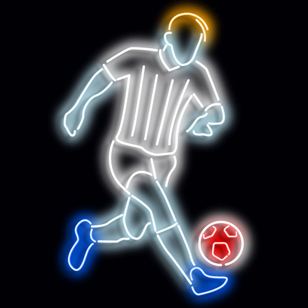 Happy Larry Neon Sign Juventus Fans Wall Décor | Wayfair.co.uk