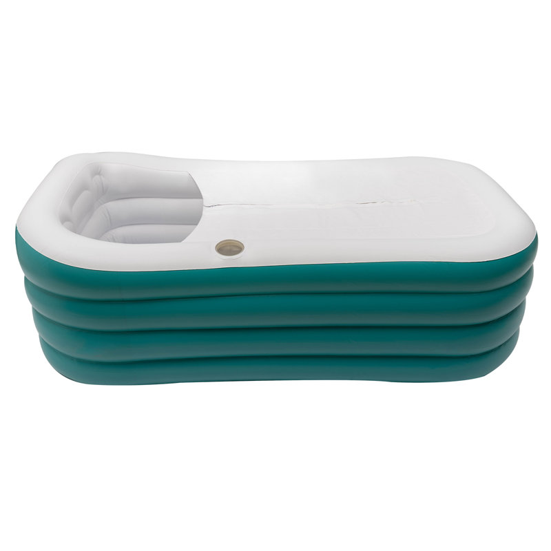 OUKANING Green Portable PVC Inflatable SPA Bathtub | Wayfair