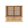 Dotted Line™ Ayden Solid Bamboo Wood Hamper & Reviews | Wayfair
