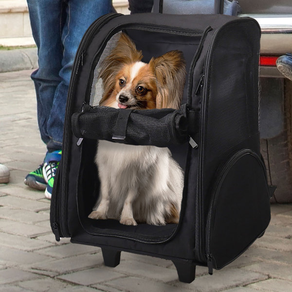Critter Sitters Rolling Pet Carrier | Wayfair