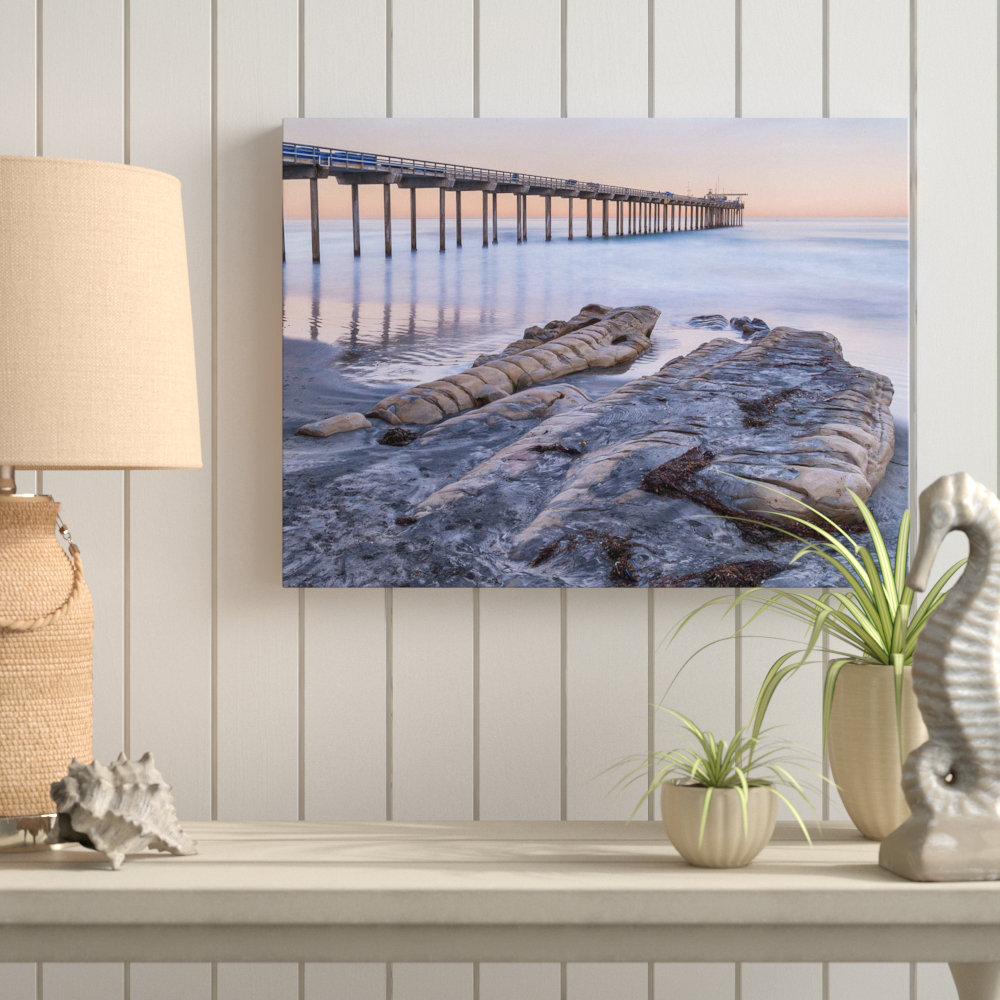 Breakwater Bay 'Scripps Pier III' Photographic Print on Wrapped Canvas ...