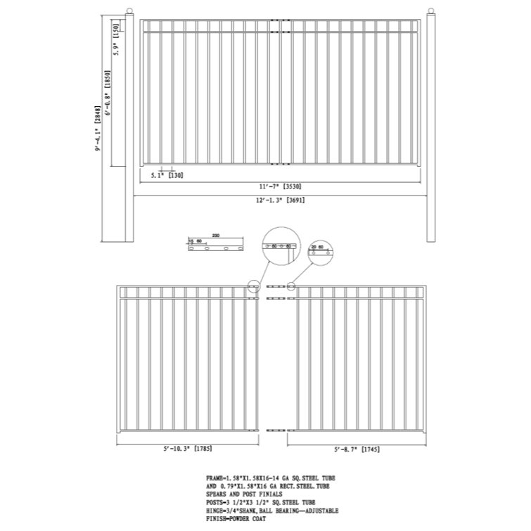 ALEKO Metal Gate | Wayfair