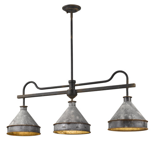 3 Light Kitchen Island Pendant Lighting You'll Love | Wayfair