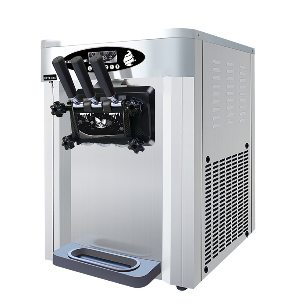 Livego Commercial Desktop Ice Cream Machine, 25-30l/h Production ...
