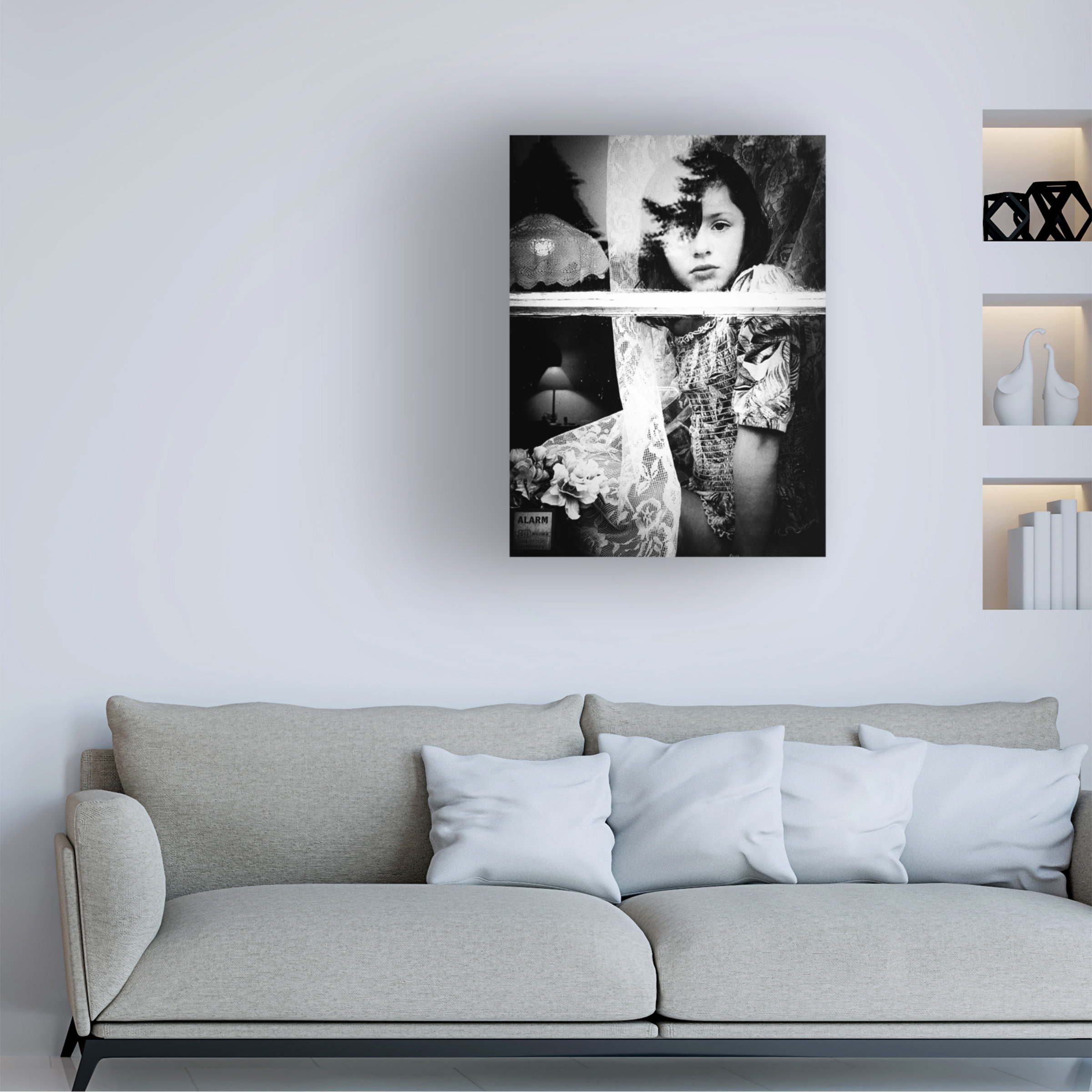 Trademark Fine Art Delphine Margau Reflection Of The Past Canvas Art ...