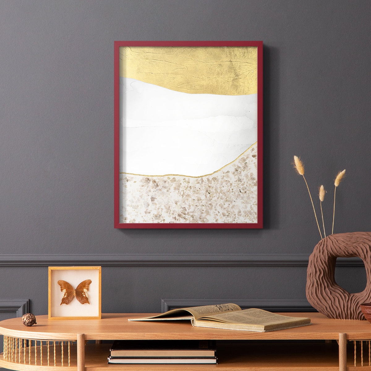 Highland Dunes Whitestone II Framed Print - Solid Wood | Wayfair