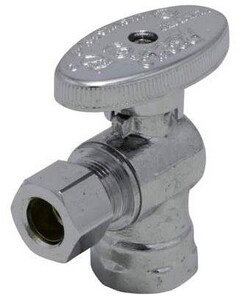 Proflo 3/8" x 3/8" Quarter Turn Angle Valve | Wayfair