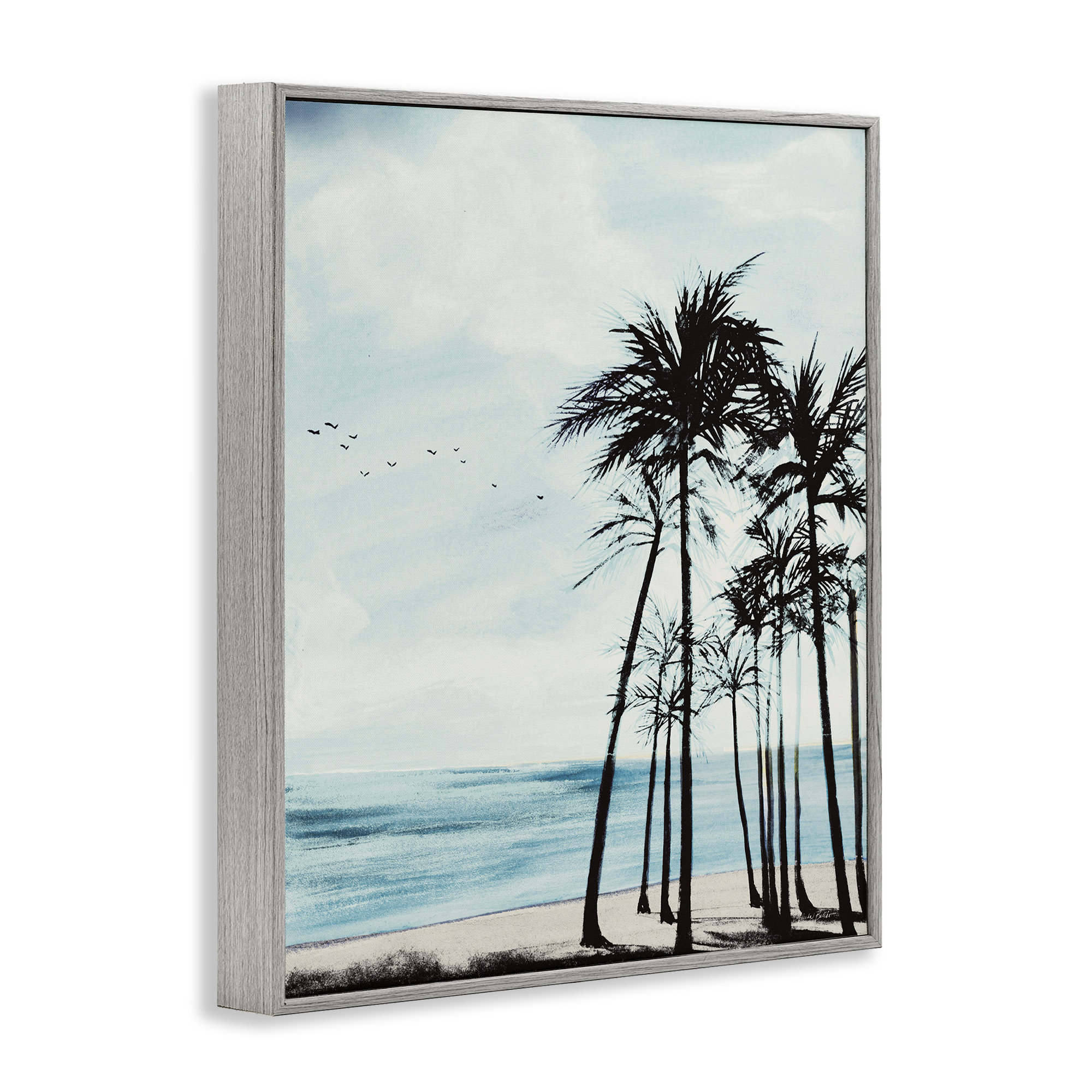 Highland Dunes Summer Beach Silhouette Giclee Art by Linda Baliko | Wayfair