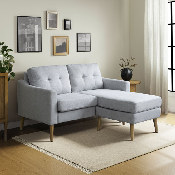 Serta Bellamy 2 in 1 Convertible Loveseat Chaise and Ottoman & Reviews ...