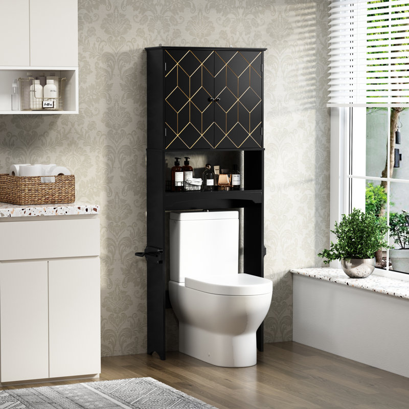 Latitude Run® Kynsey Freestanding over-the-Toilet Storage | Wayfair