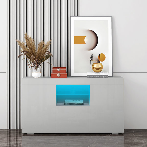 Ivy Bronx Zigler 135 Cm Wide 1 Drawer Sideboard | Wayfair.co.uk