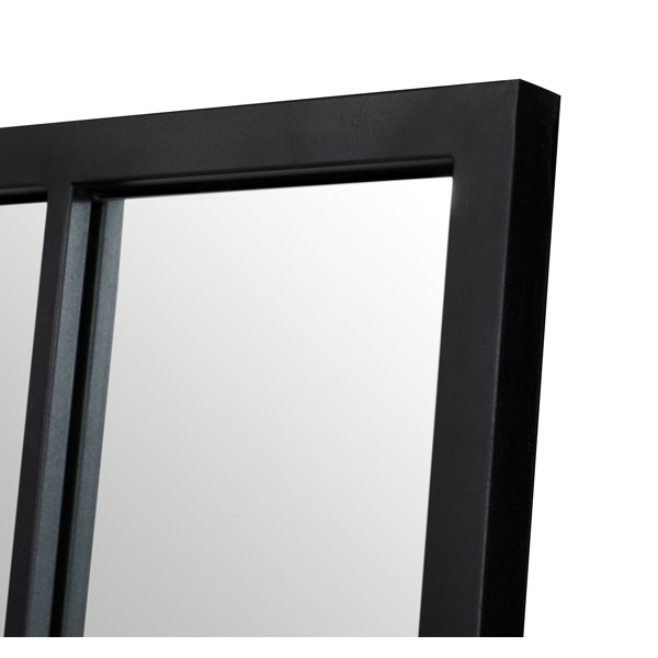 Mercer41 Egberto Rectangular Window Pane Wall Mirror & Reviews | Wayfair
