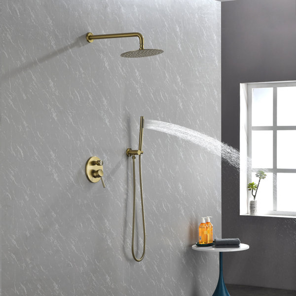 HHK HOME Shower System, Wall Mounted Shower Faucet Set For Bathroom ...