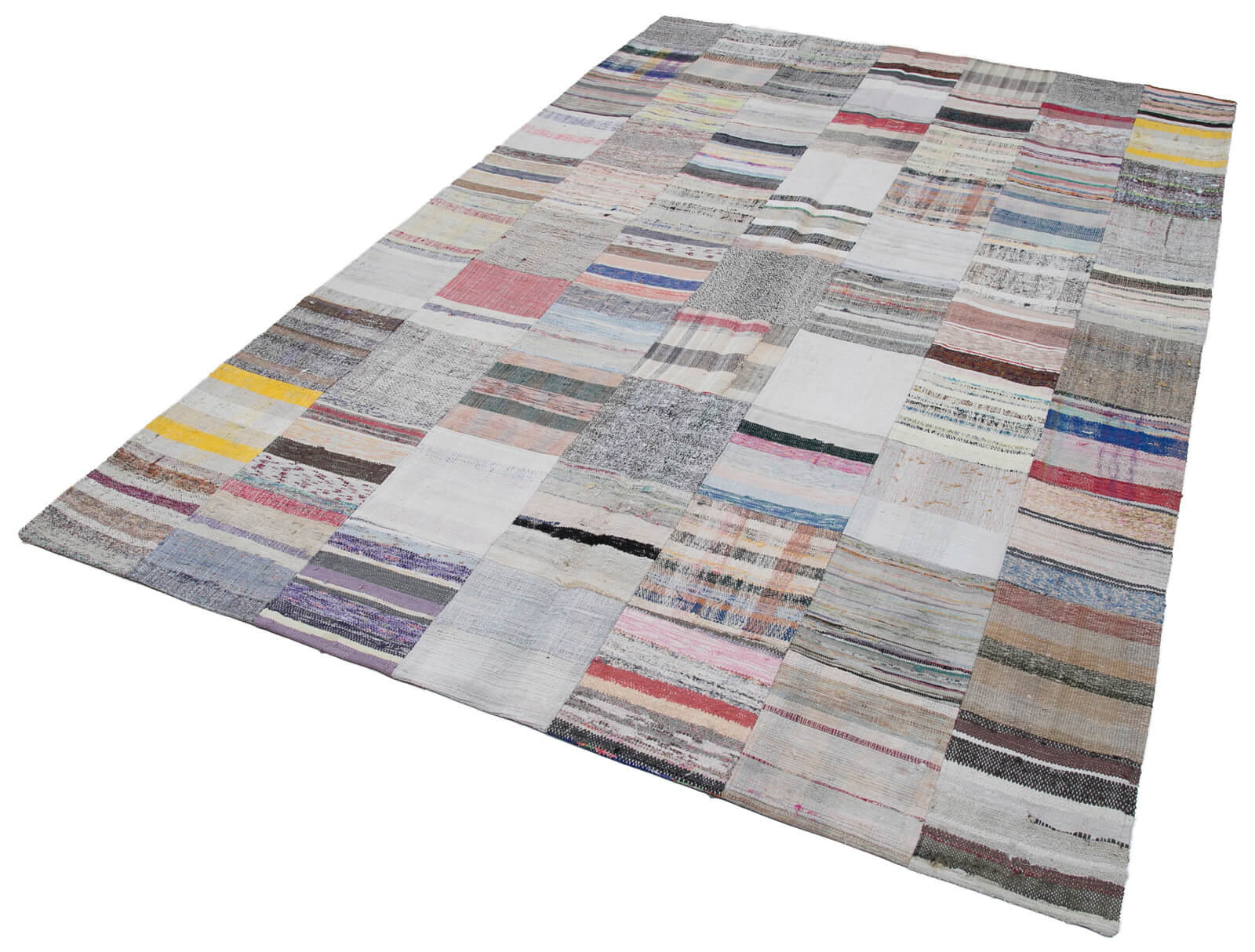 Bungalow Rose Amillano Patchwork Machine Woven Rectangle 9'10" x 6'8 ...