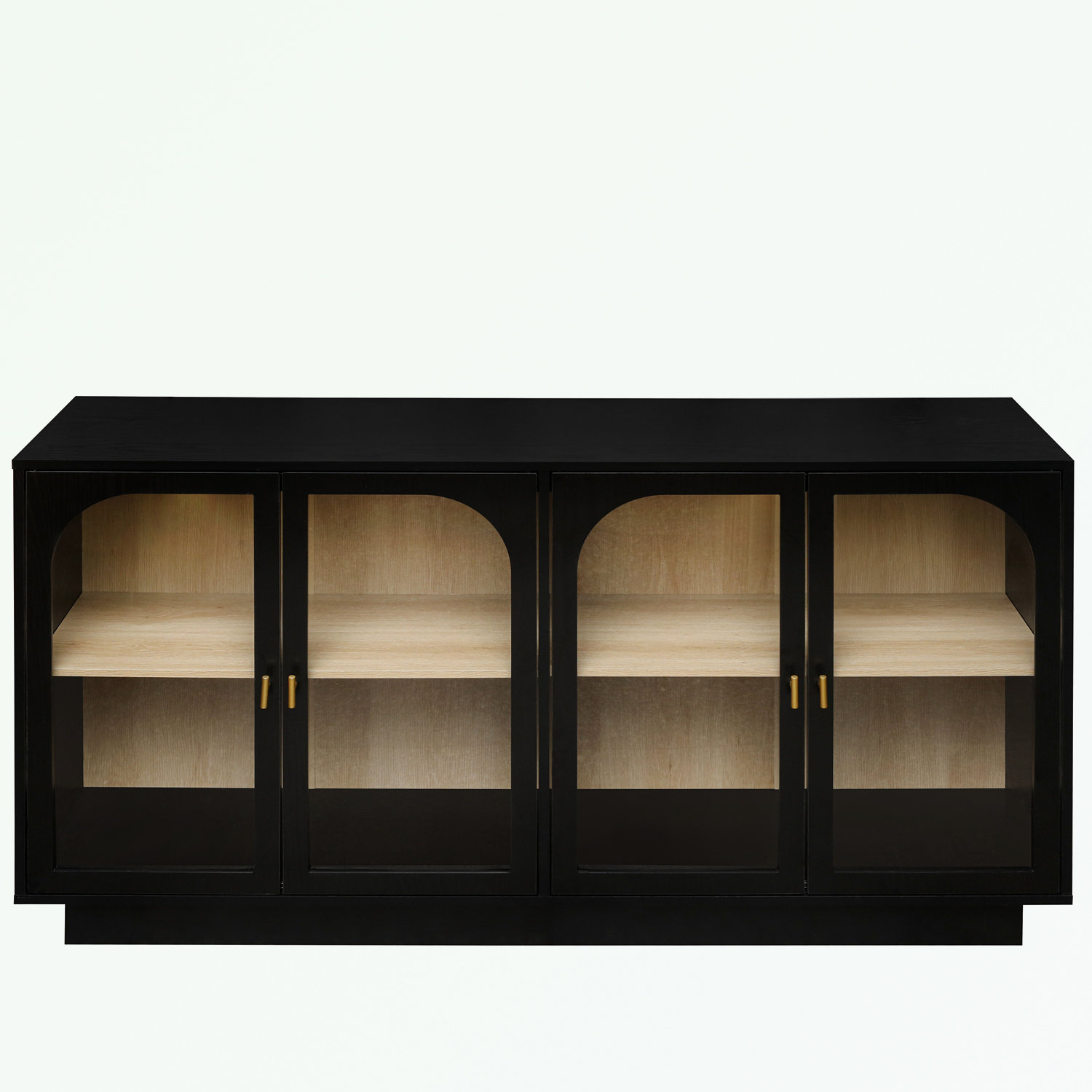 Latitude Run® Storage Cabinet with Acrylic Door and 2 shelves inside ...