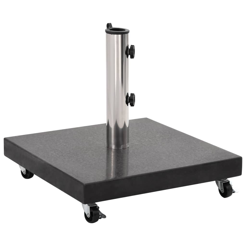 Arlmont & Co. Strawn vidaXL Square Umbrella Base, Stainless Steel Pipe ...