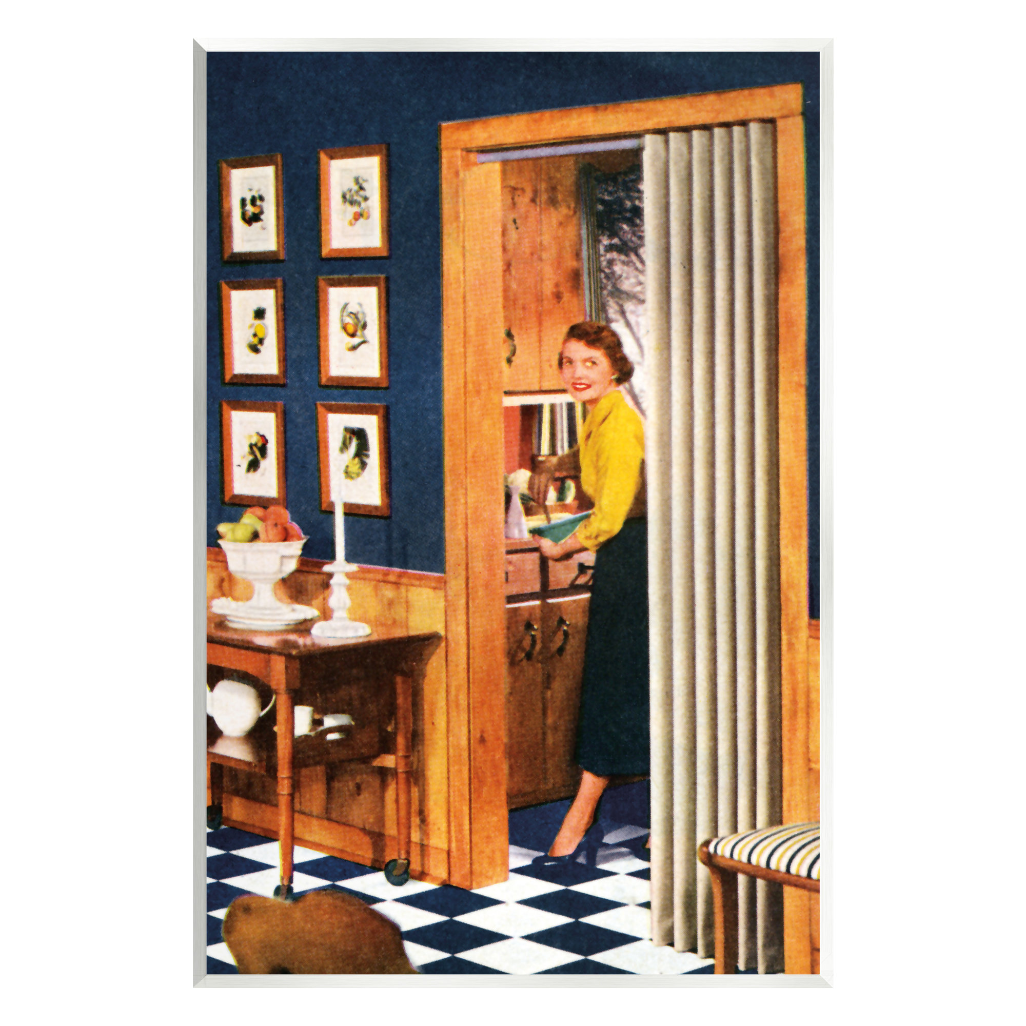 Stupell Industries Vintage Woman Scenery On Canvas by Kathy Alper Print ...