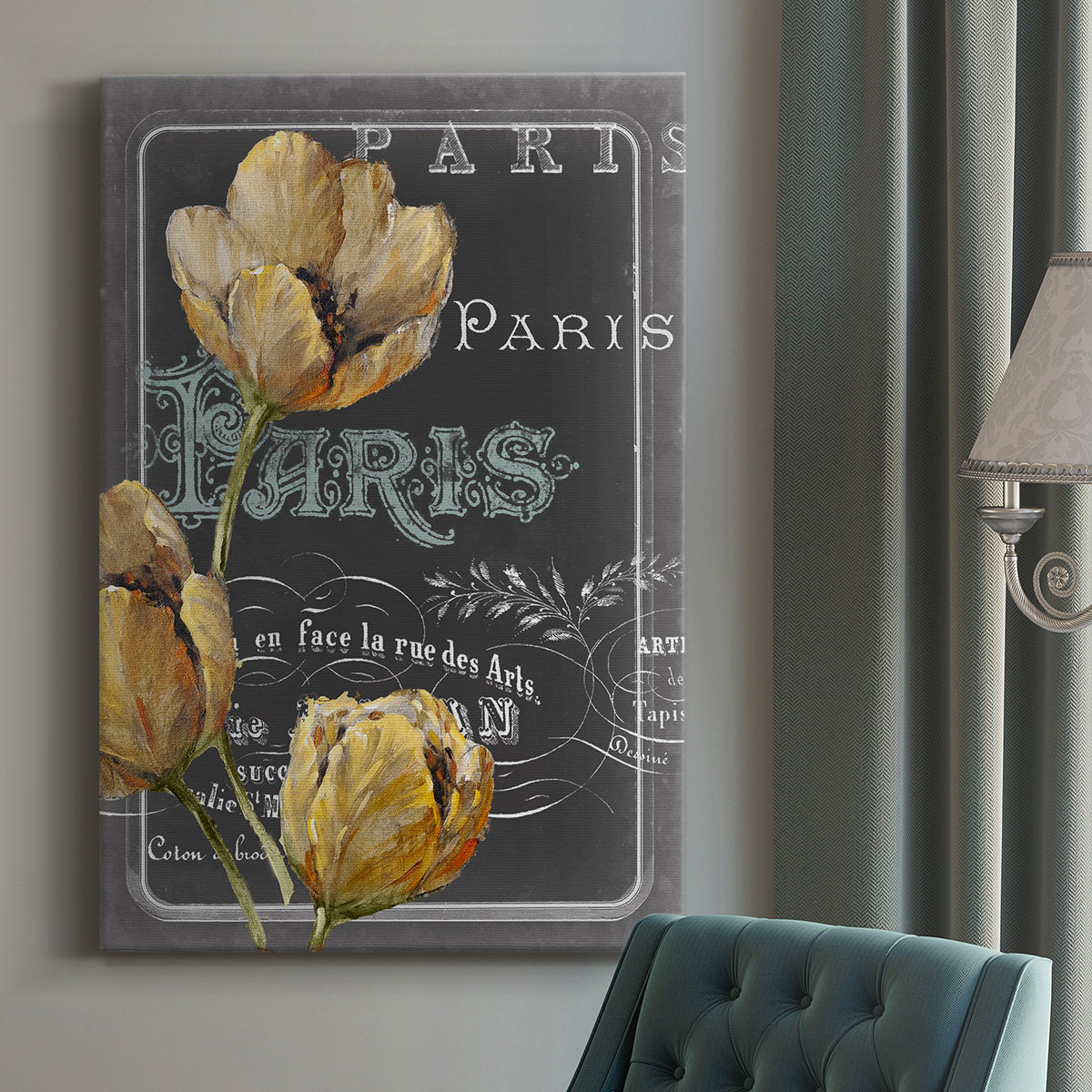 Ophelia & Co. Chalkboard Paris II Chalkboard Paris II - Print & Reviews ...