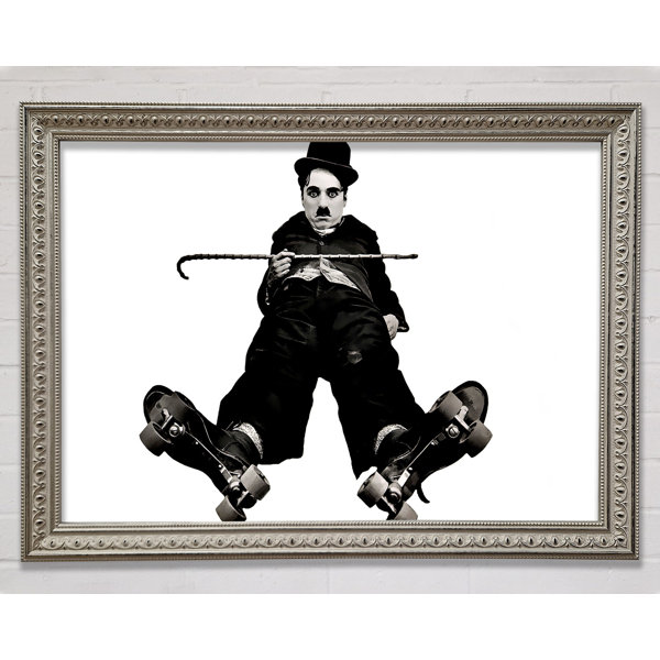 Bright Star Charlie Chaplin Ice Rink - Single Picture Frame Art Prints ...