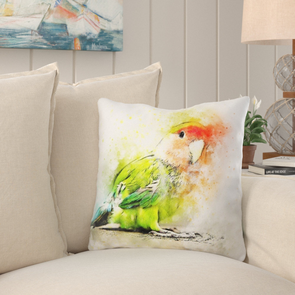 Rug Tycoon Parrot Throw Pillow | Wayfair