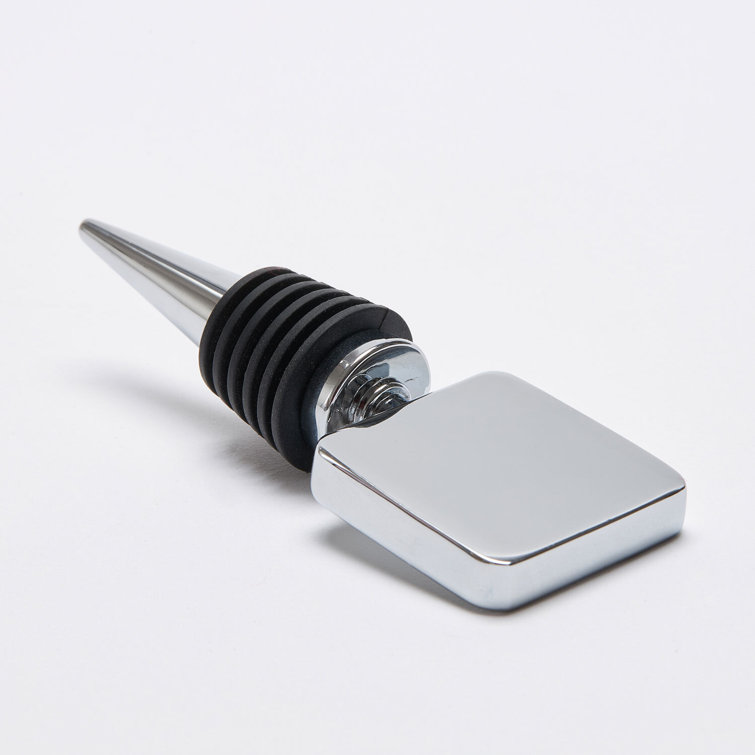 zarify Flower Designed Wine Bottle Cap With Custom Initials | Wayfair.co.uk