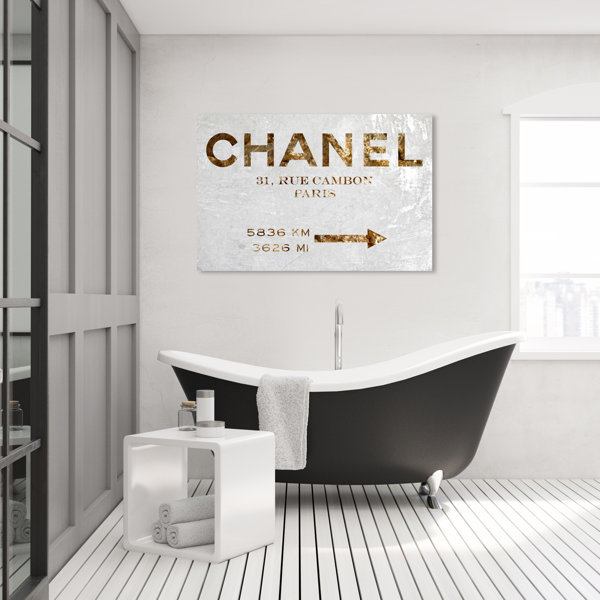 Oliver Gal Fashion and Glam Couture Road Sign - Painting on Canvas ...