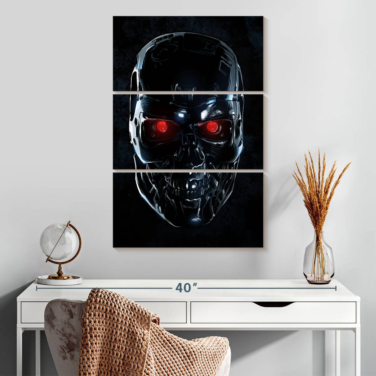 Trinx Keiraleigh Terminator Face | Wayfair