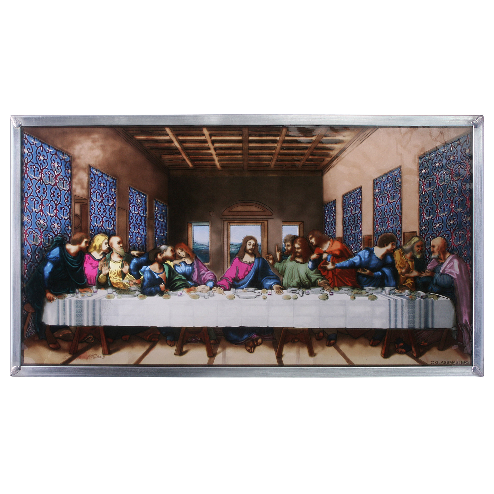 Design Toscano The Last Supper Art Glass Wall Décor | Wayfair