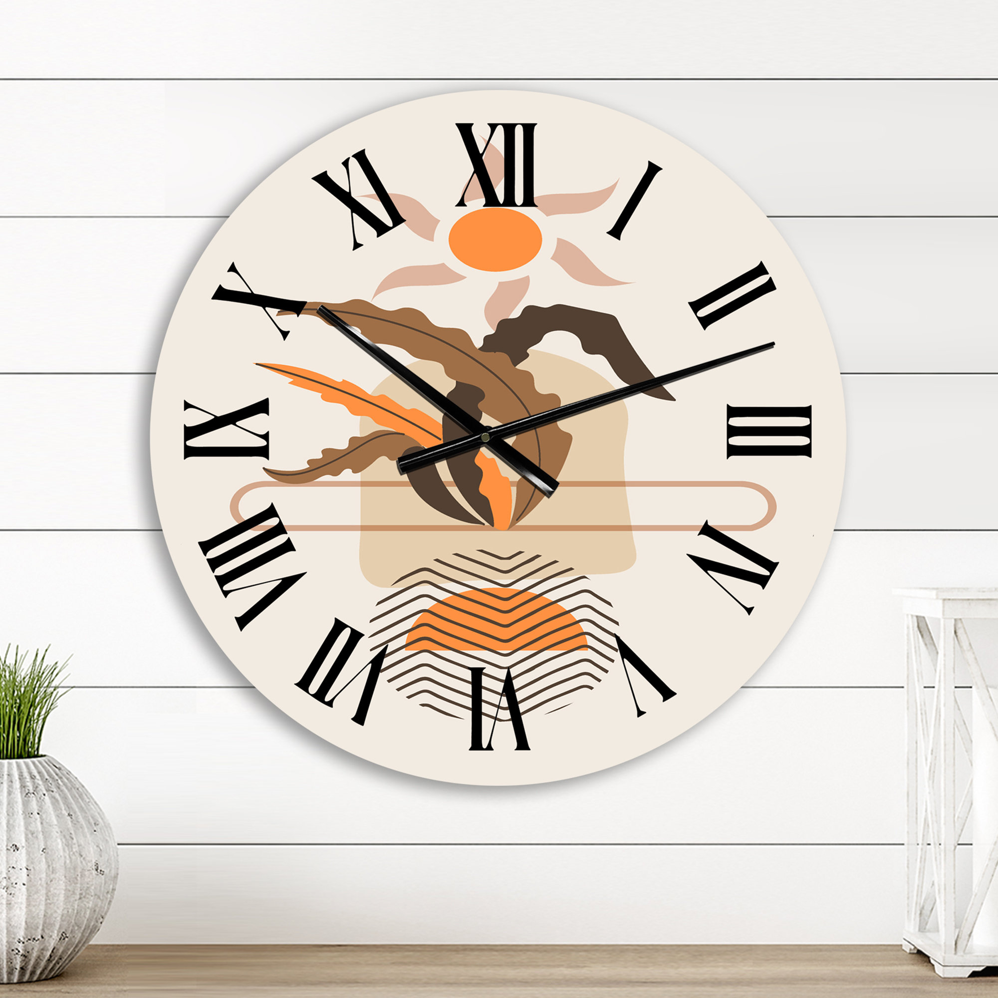 East Urban Home Minimal Boho Nude In Botanical Earth Tones IX Wall ...