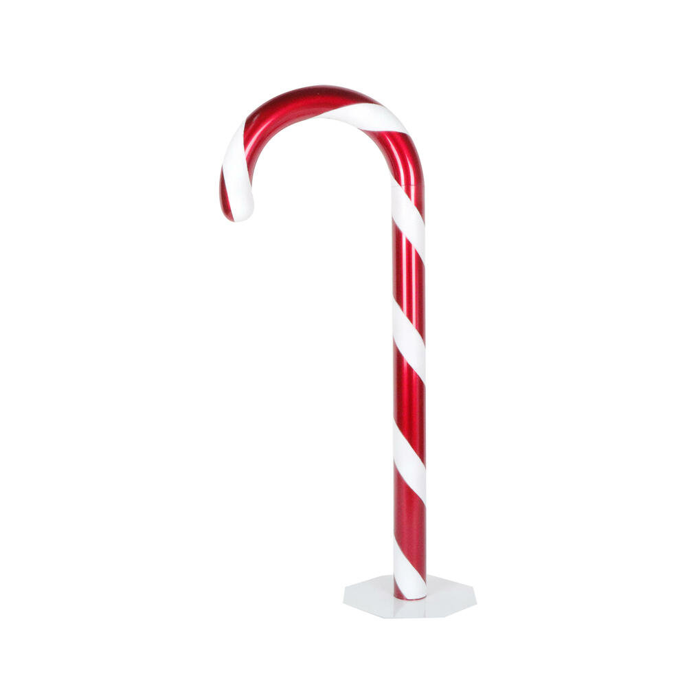 Canora Grey Red-White Standing Candy Cane. | Wayfair