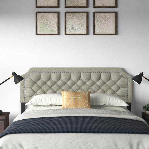 Lark Manor Asenet Upholstered Headboard & Reviews | Wayfair