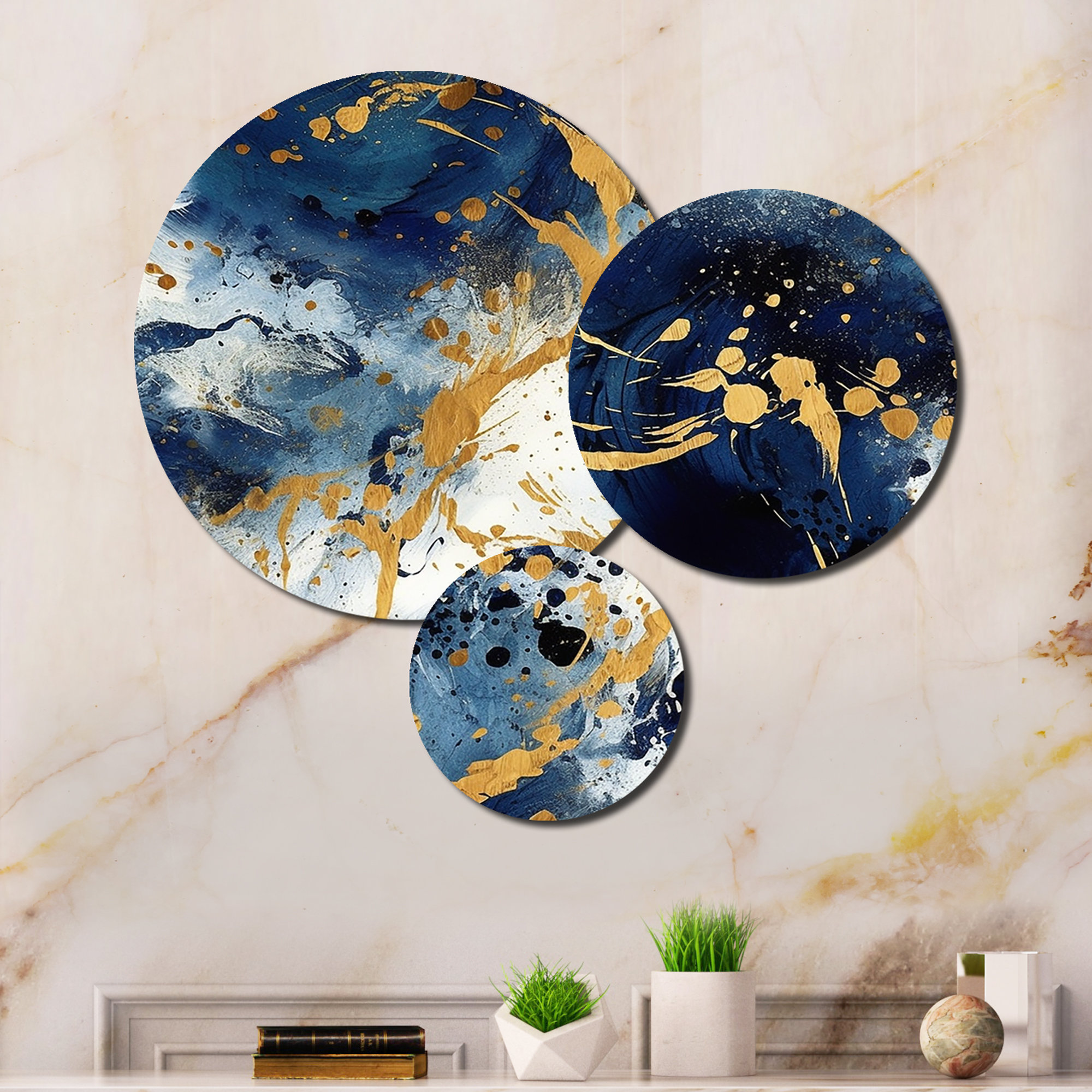 Ivy Bronx 3 Wall Decor Set Metal | Wayfair