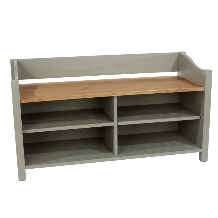 Lark Manor Claypoole Solid Wood Storage Bench | Wayfair.co.uk