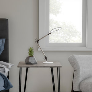 Symple Stuff Firth 41" LED Desk Lamp - Swing Arm Architect Lamp ...