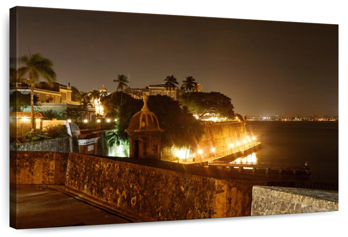Ebern Designs Nicci Night View Of The Illuminated City Hall | Wayfair