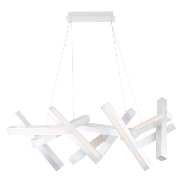 Modern Forms Chaos 21 - Light Dimmable LED Geometric Chandelier ...