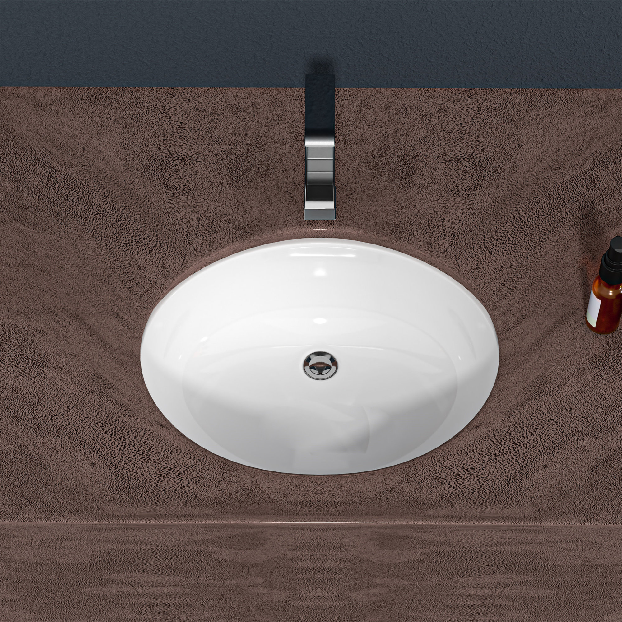 MONSFEST 13.5'' Ceramic Circular Bathroom Sink | Wayfair