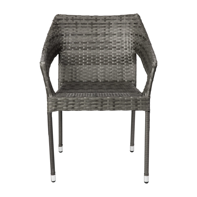 Lark Manor™ Annaise All Weather Commercial Grade PE Rattan Stacking ...