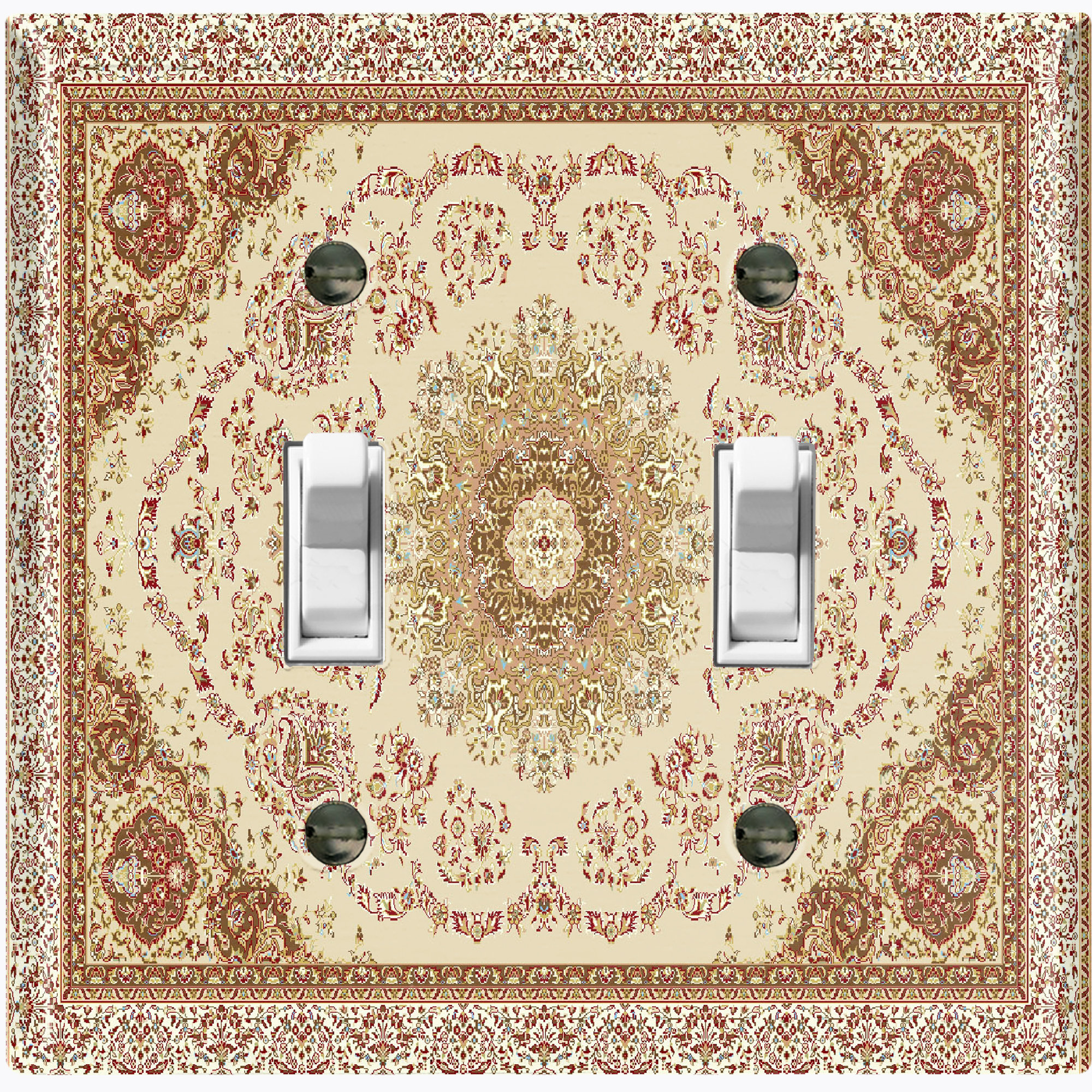 WorldAcc Elegant Biege Carpet Rug Print Nature Themed 2 - Gang Wall ...